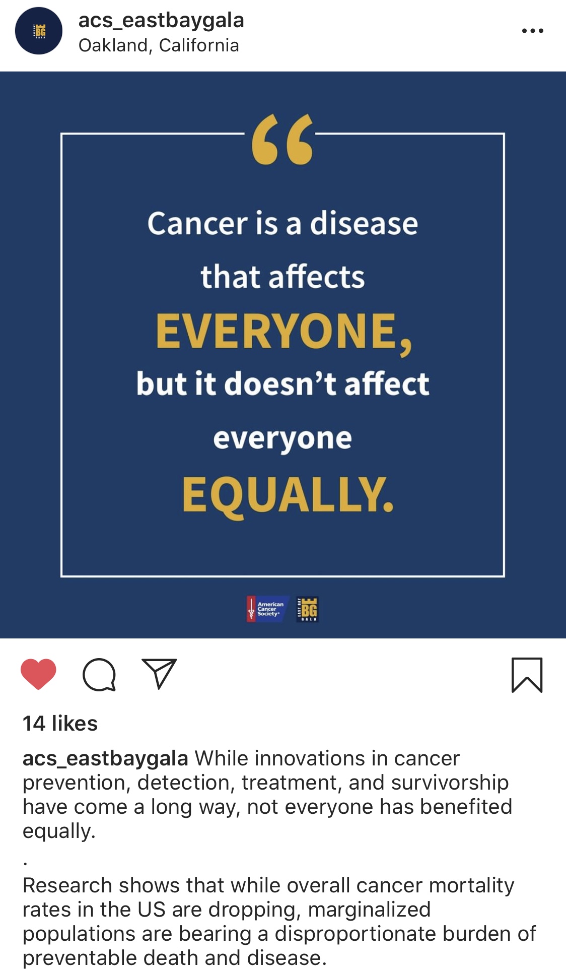 American Cancer Society East Bay – Candice C. Vincent – Content ...